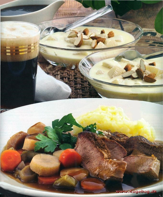 Oksebov med øl og grapefrugtmousse – opskrift fra