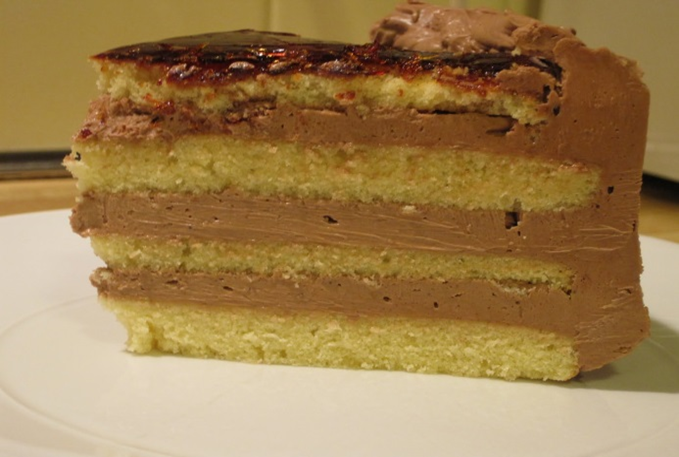 Østrigsk lagkage - Doboschtorte | let og godt på Kogebog.dk 💘