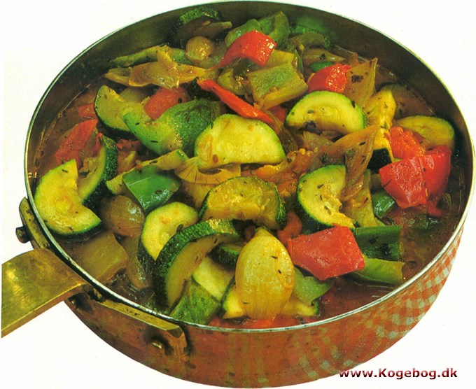 Fransk grønsagsgryde - igen en god opskrift fra Kogebog.dk