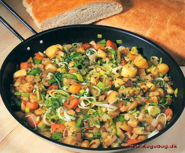 Grøn biksemad - igen en god opskrift fra Kogebog.dk