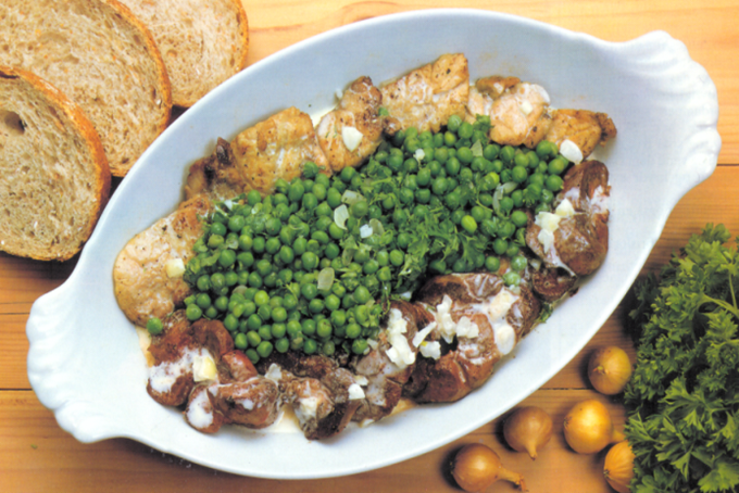 Brisler med grønne ærter | let og godt på Kogebog.dk 💘