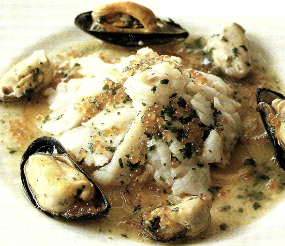 Lyssej-tærte med skaldyr – bedst på Kogebog.dk 🎯