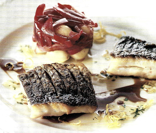 Ristet multe med ratatouille og citronsmør – på Kogebog.dk🎯