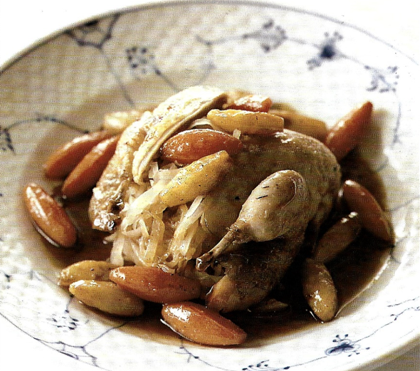 Vagtel med surkål og glaserede urter – bedst på Kogebog.dk🎯