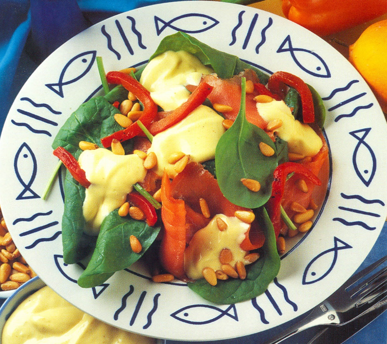 Lækker lakse salat - prøv Kogebog.dk først 💘