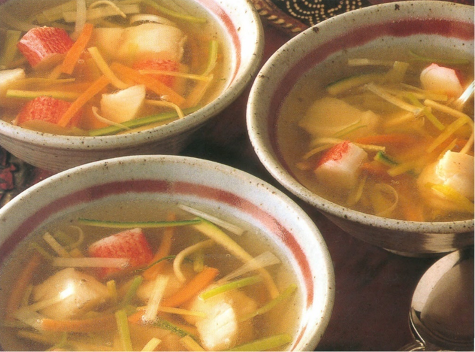 Fiskesuppe med grønsager - fine farvefotos i Kogebog.dk 💘