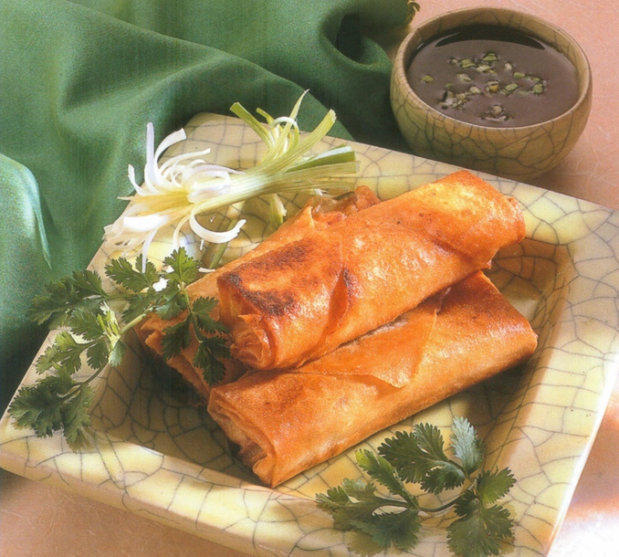 Forårsruller med rejer - Indbydende fotos i Kogebog.dk 💘