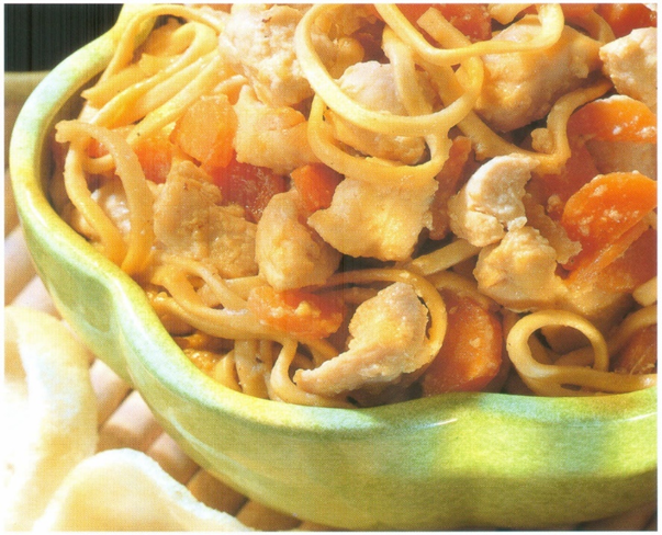 Nudler i østerssauce - Indbydende fotos i Kogebog.dk 💘